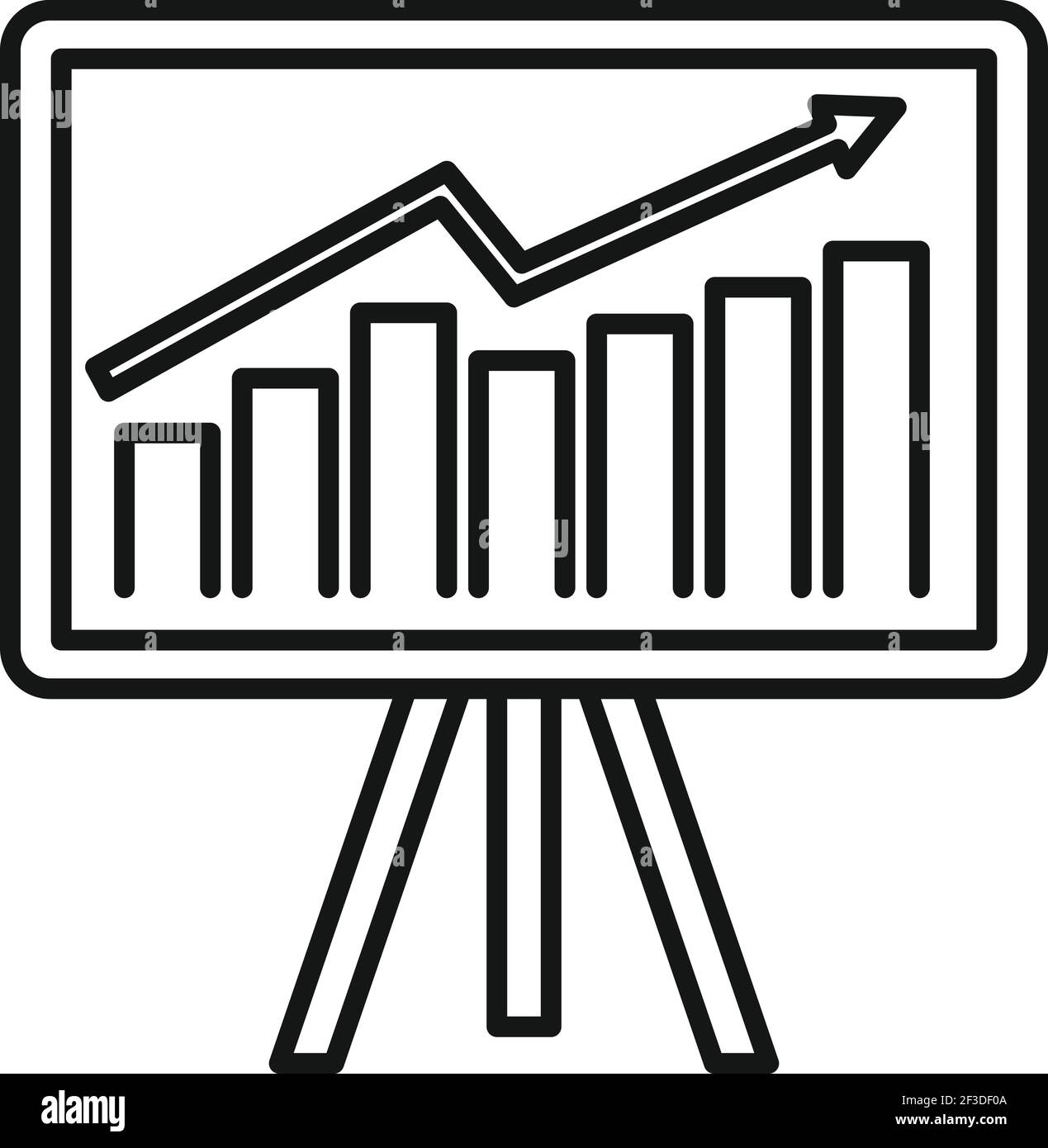 Crisis chart icon, outline style Stock Vector Image & Art - Alamy
