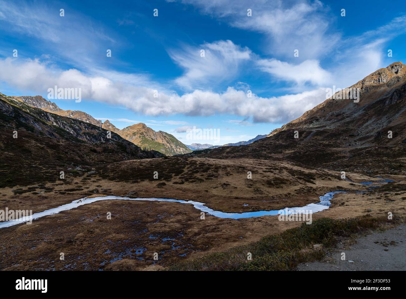 Mountain Stream In The Alps Stock Photo - Alamy