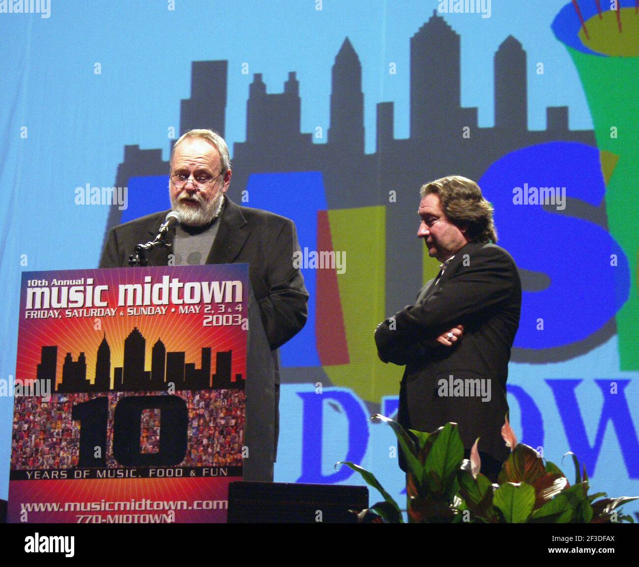 MARCH 11: Promoters Alex Cooley and Peter Conlon announce the 2003 ...