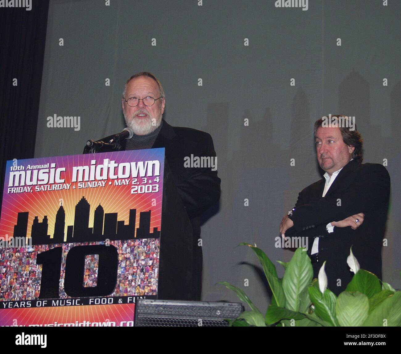 MARCH 11: Promoters Alex Cooley and Peter Conlon announce the 2003 ...