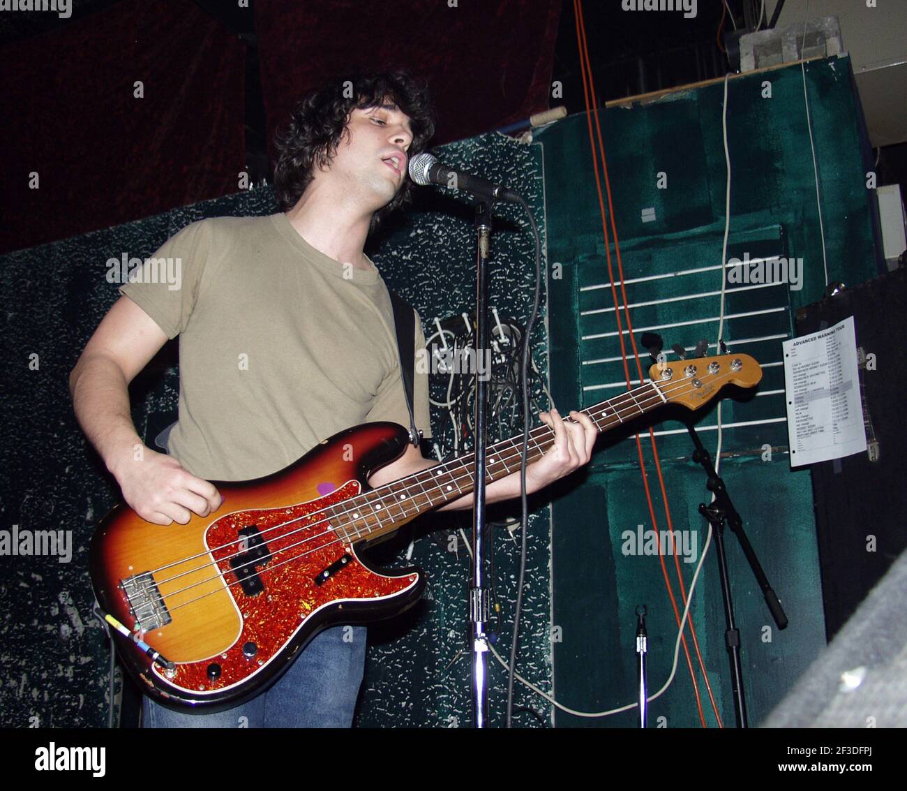 MARCH 15: Dave Marchese of Longwave performs during the Advance Warning ...