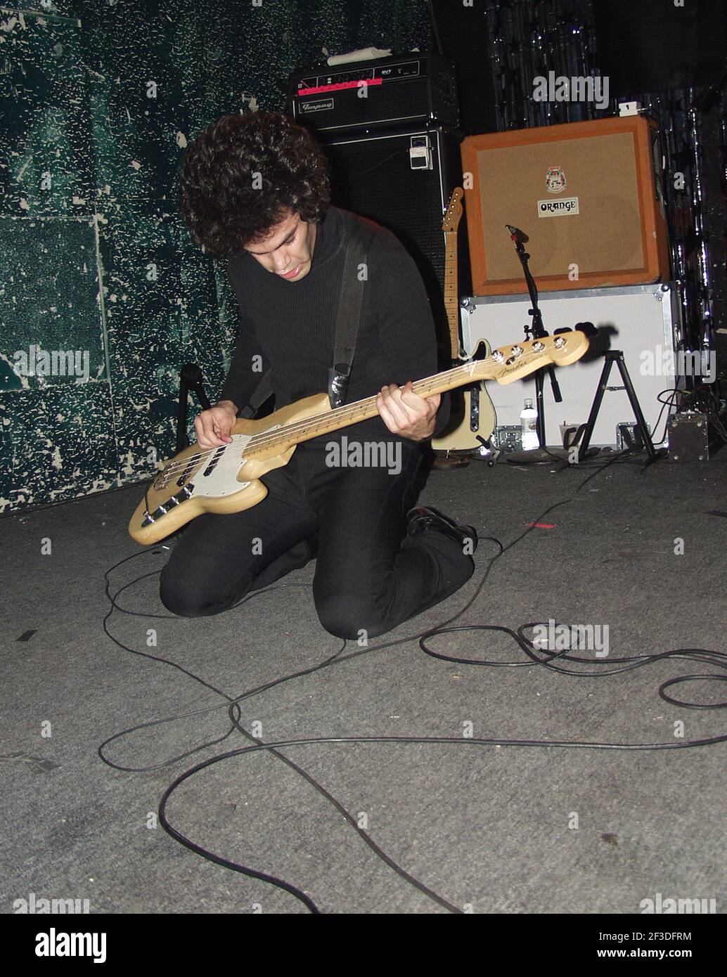 MARCH 15: John Paul Ribas of The Mooney Suzuki performs during the ...