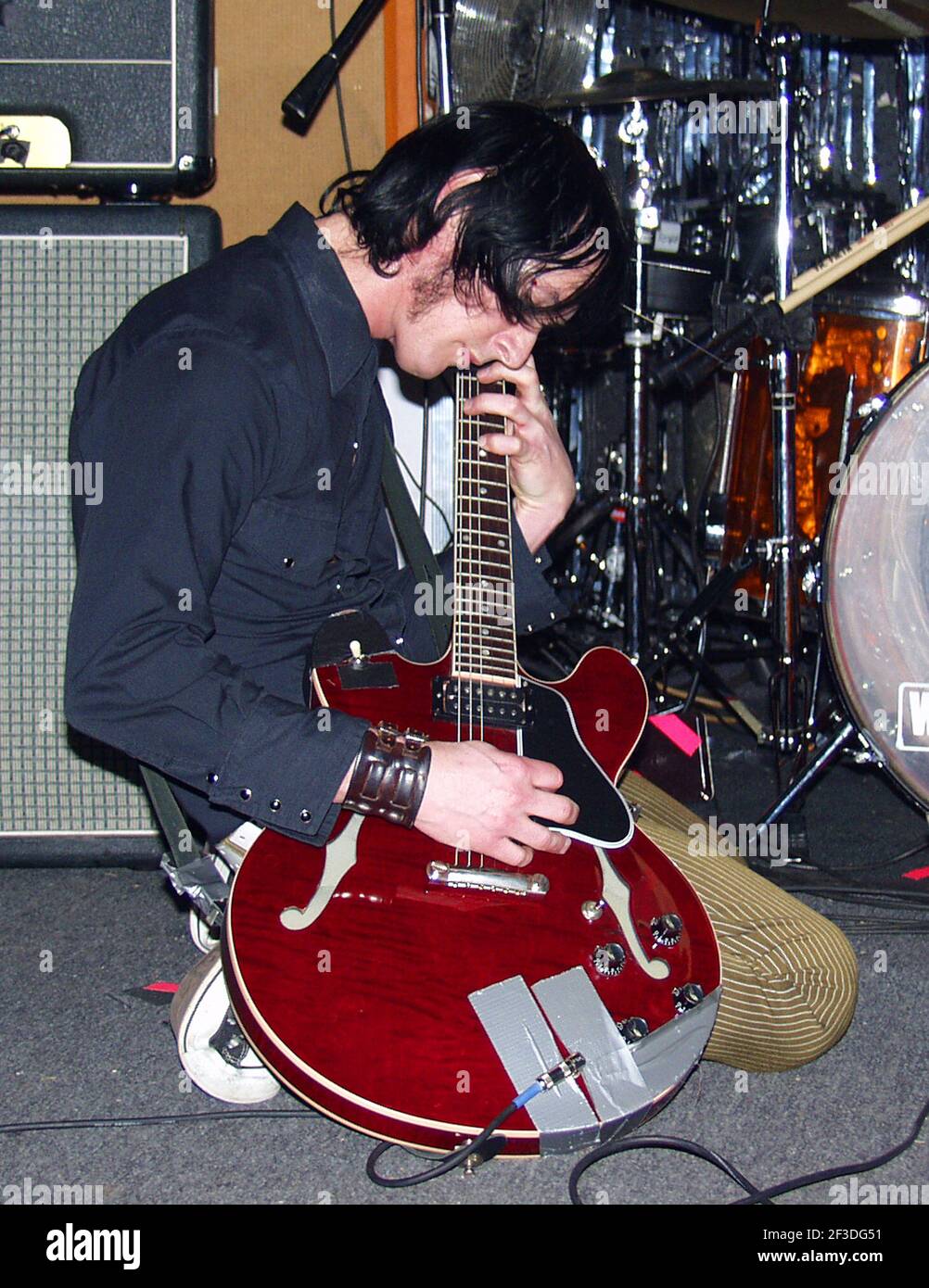 MARCH 15: Mark Lewis of White Light Motorcade performs during the ...