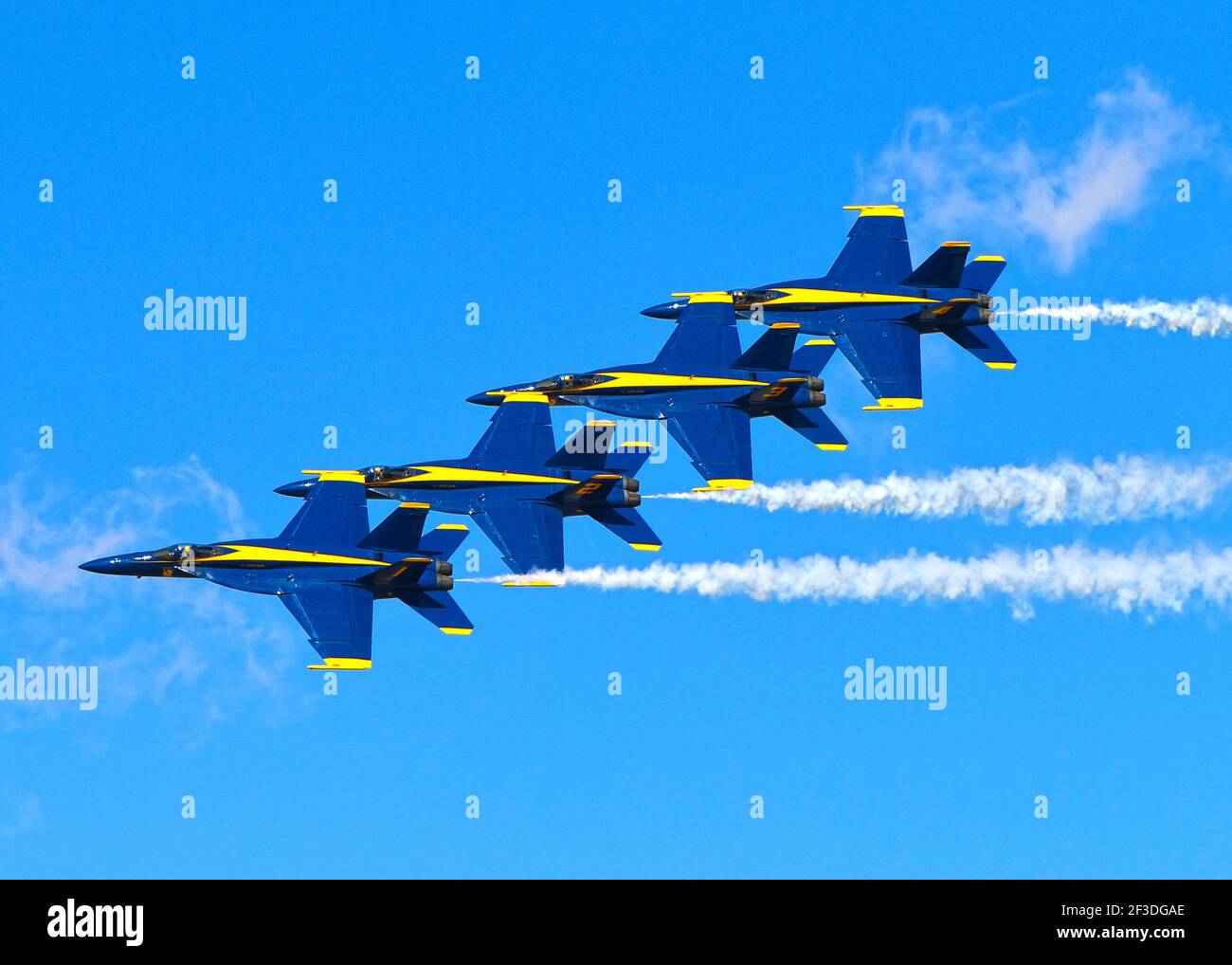 The U.S. Navy Flight Demonstration Squadron, the Blue Angels, perform ...