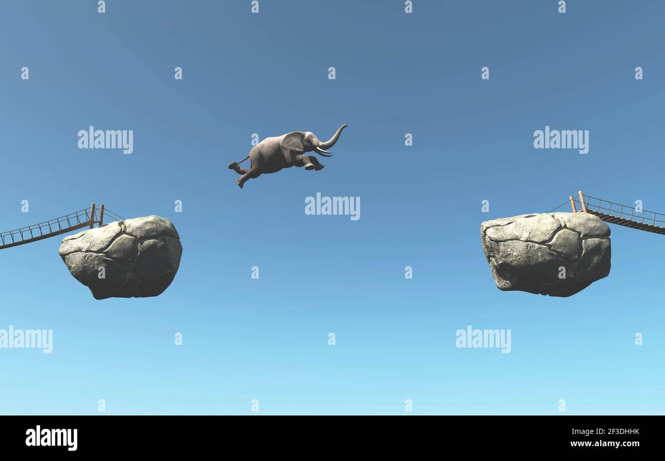 Elephant Jump High Resolution Stock Photography and Images - Alamy