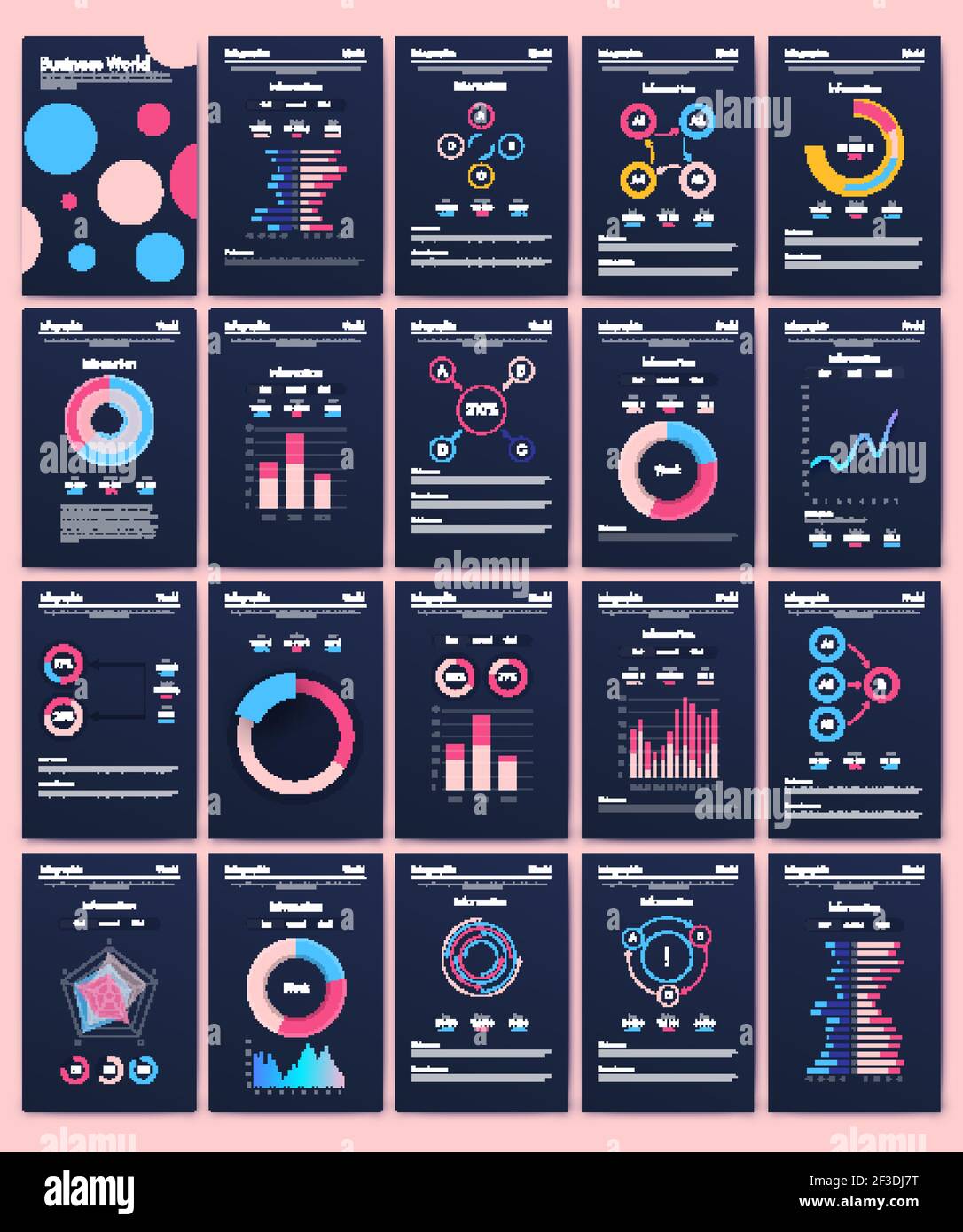 Modern infographic vector elements for business brochures. Use in ...