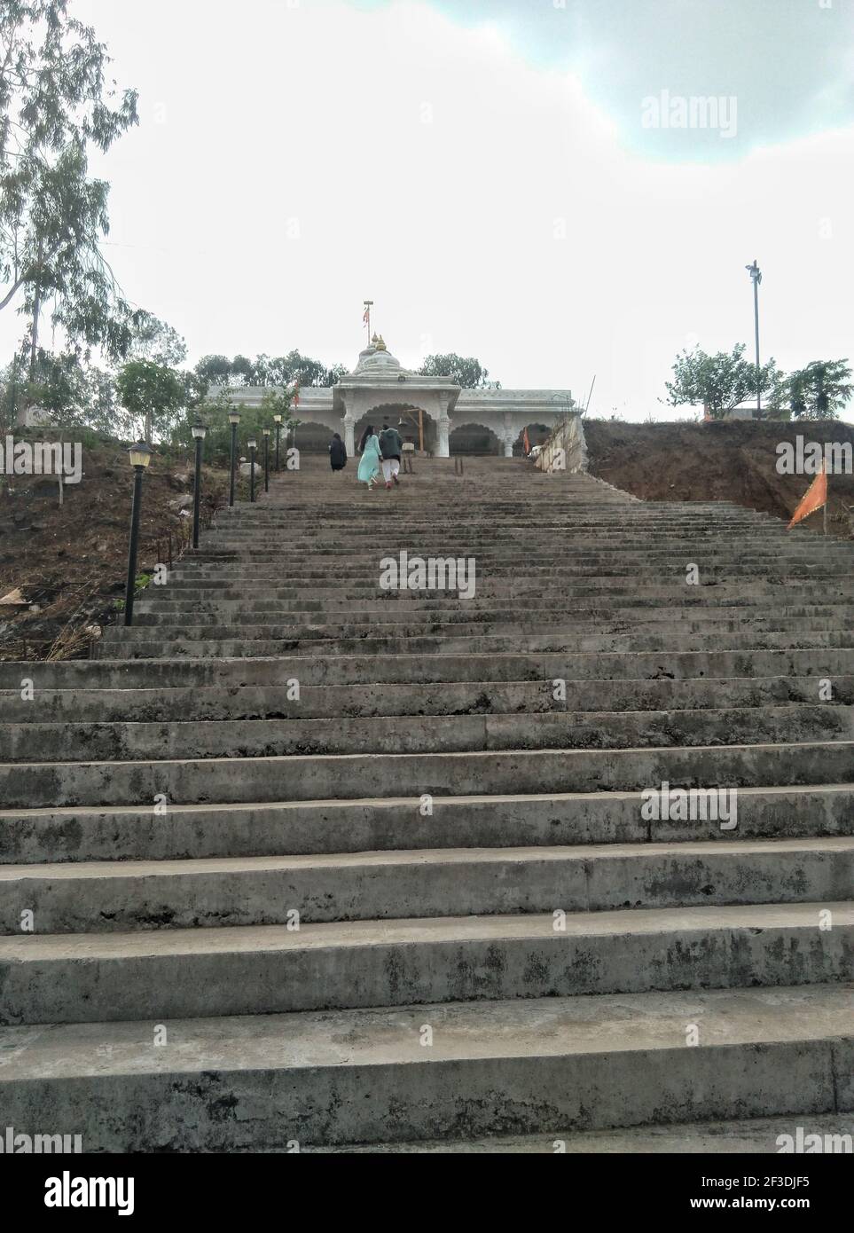 Up stairs of Annapurna Mata temple at Trimbak, Nashik city, Maharashtra ...
