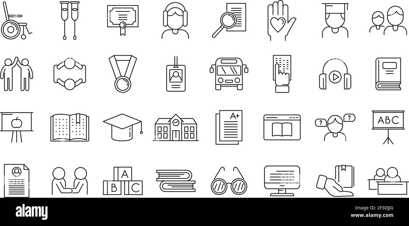 Inclusive education icon, outline style Stock Vector Image & Art - Alamy Inclusive education icon, outline style Stock Vector Image & Art - Alamy