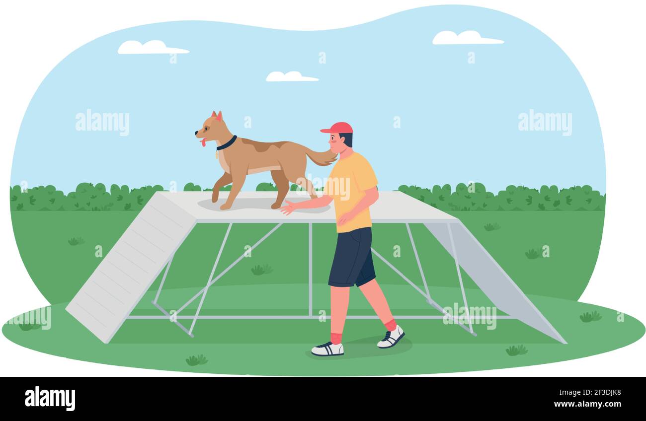 Outdoor obstacle course Stock Vector Images - Alamy