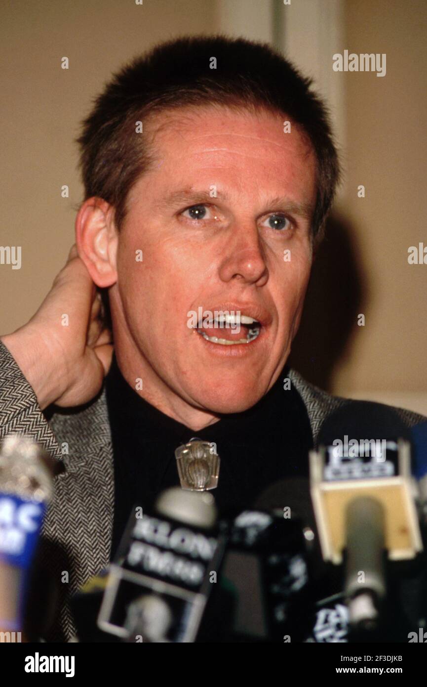 BEVERLY HILLS, CA - MARCH 1: Gary Busey at the press conference about ...
