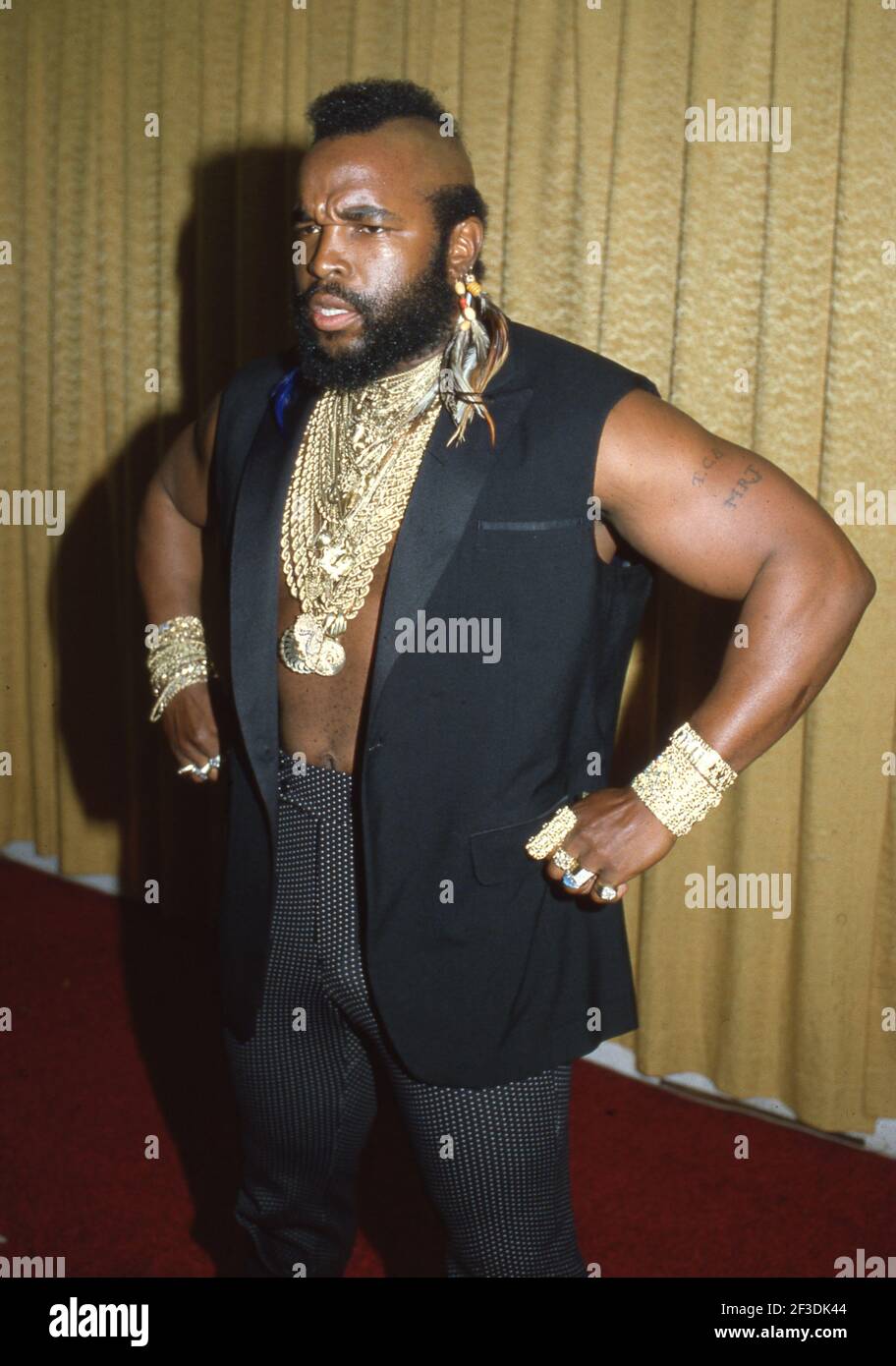 Mr. T Circa 1980s Credit: Ralph Dominguez/MediaPunch Stock Photo - Alamy