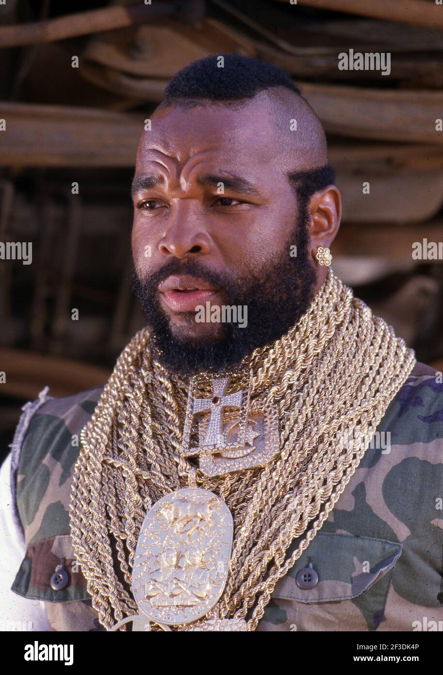 Mr. T Circa 1980s Credit: Ralph Dominguez/MediaPunch Stock Photo - Alamy