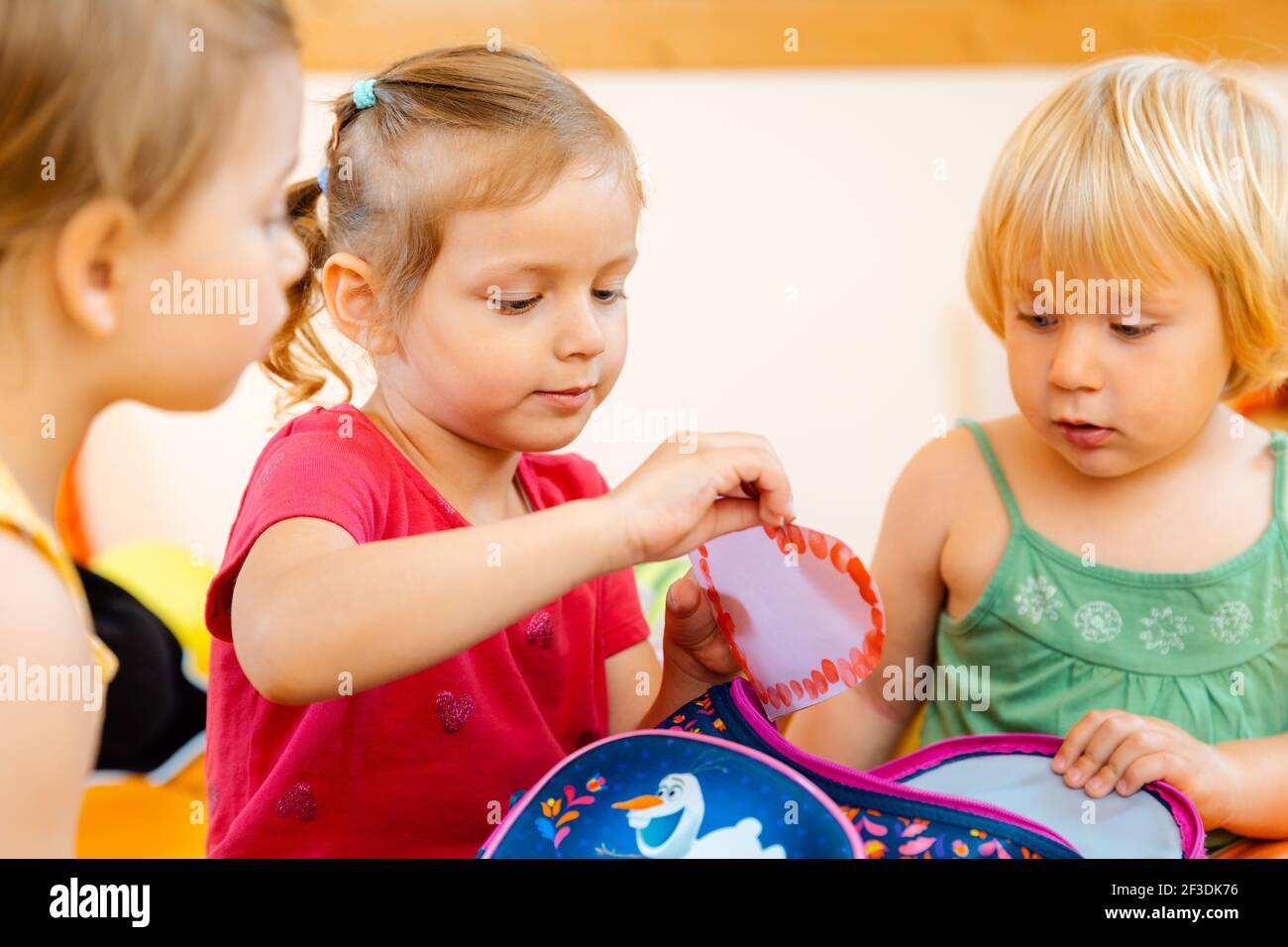 Playgroup of children in Kindergarten Stock Photo - Alamy