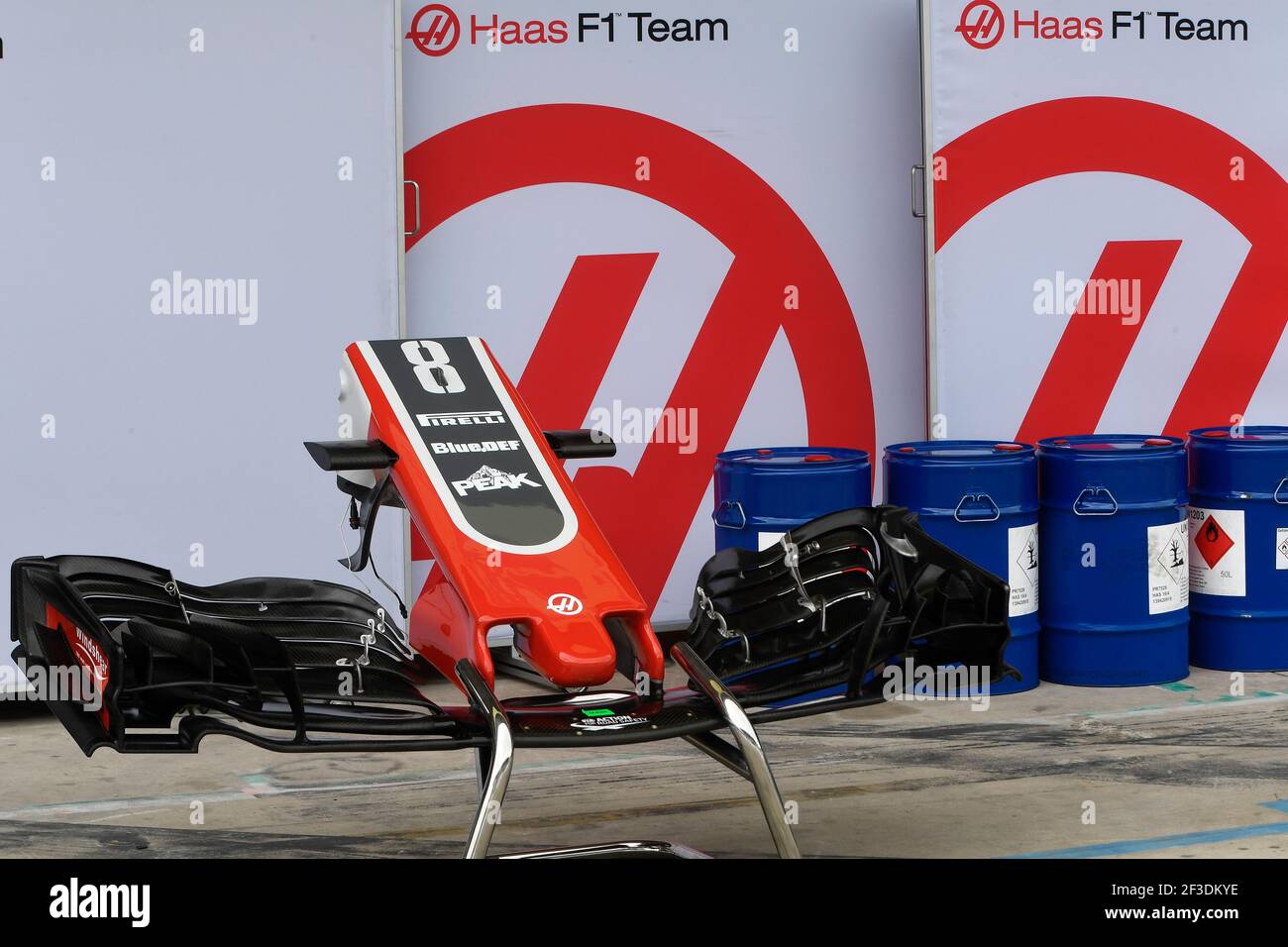 Haas F1 Team VF-18 Ferrari, Mechanical detail during the 2018 Formula ...