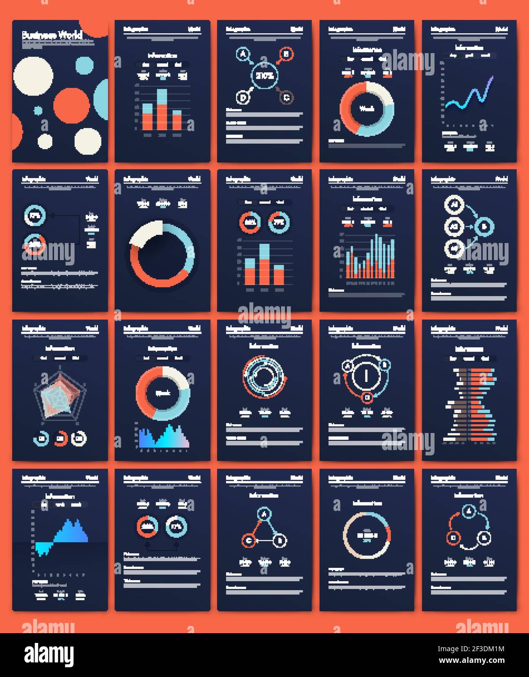 Modern infographic vector elements for business brochures. Use in ...