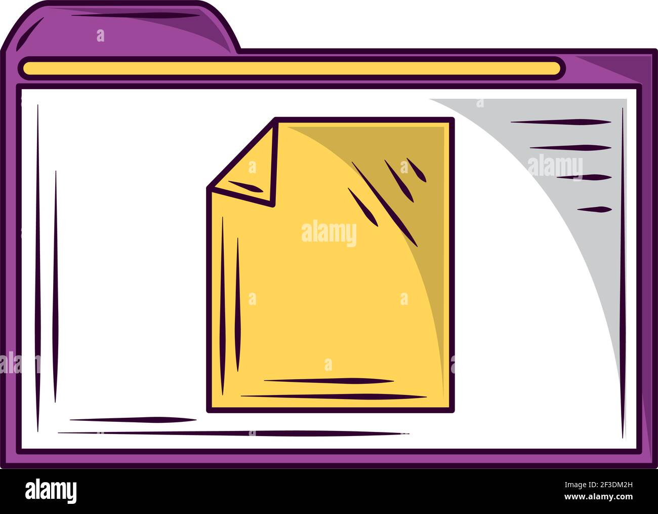 website file information cartoon design Stock Vector Image & Art - Alamy