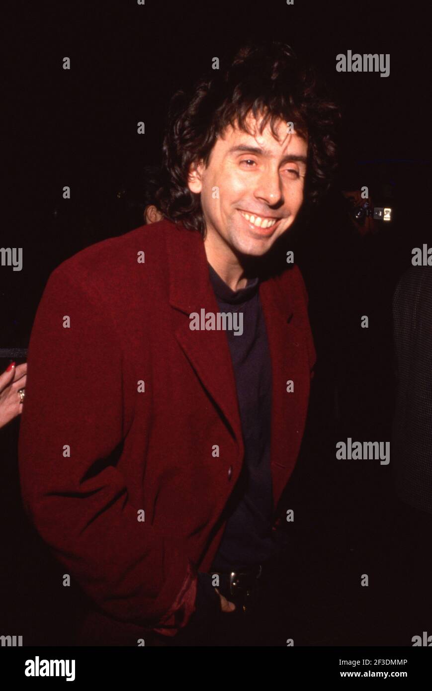 Tim Burton at the "Edward Scissorhands" Premiere in Los Angeles ...