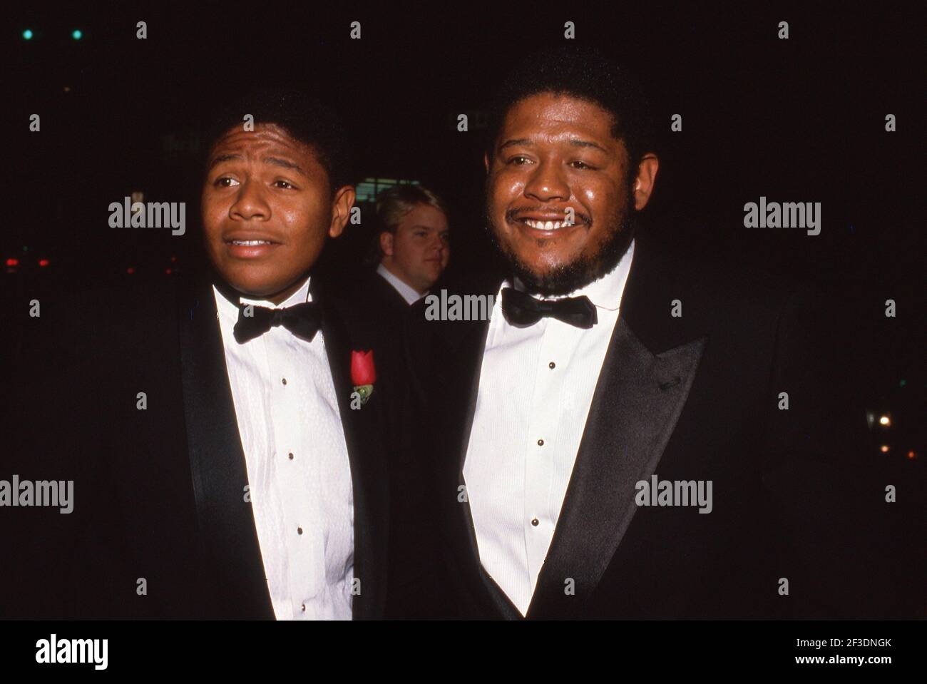 Damon Whitaker and Forest Whitaker January 1989 Credit: Ralph Dominguez ...