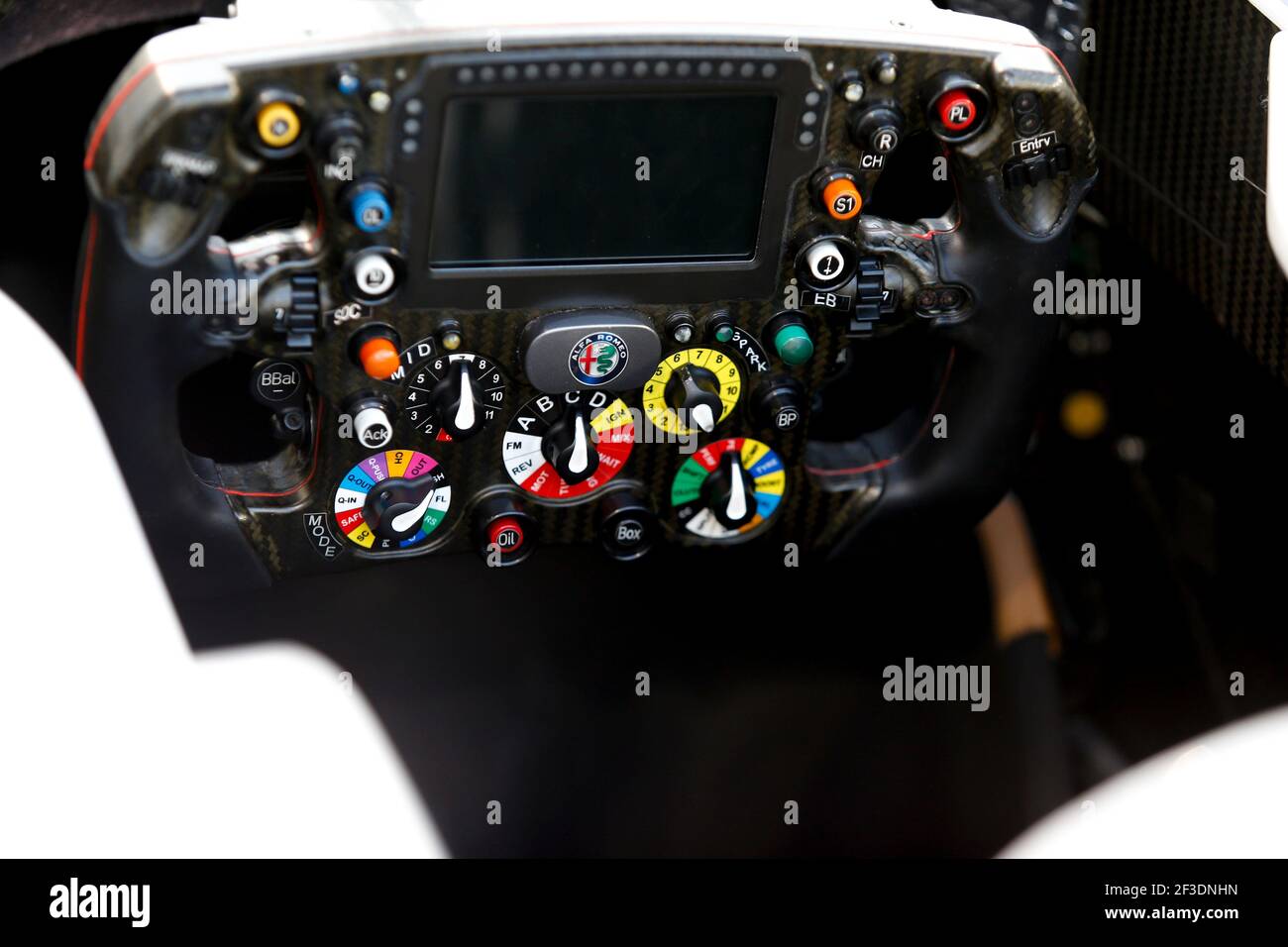 steering wheel, volant, during the 2018 Formula One World Championship ...