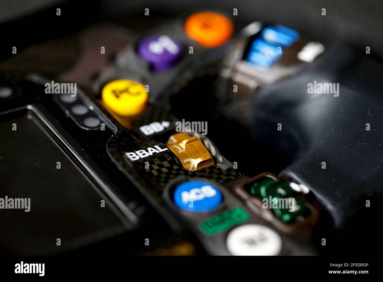 Details steering wheel, volant, during the 2018 Formula One World ...