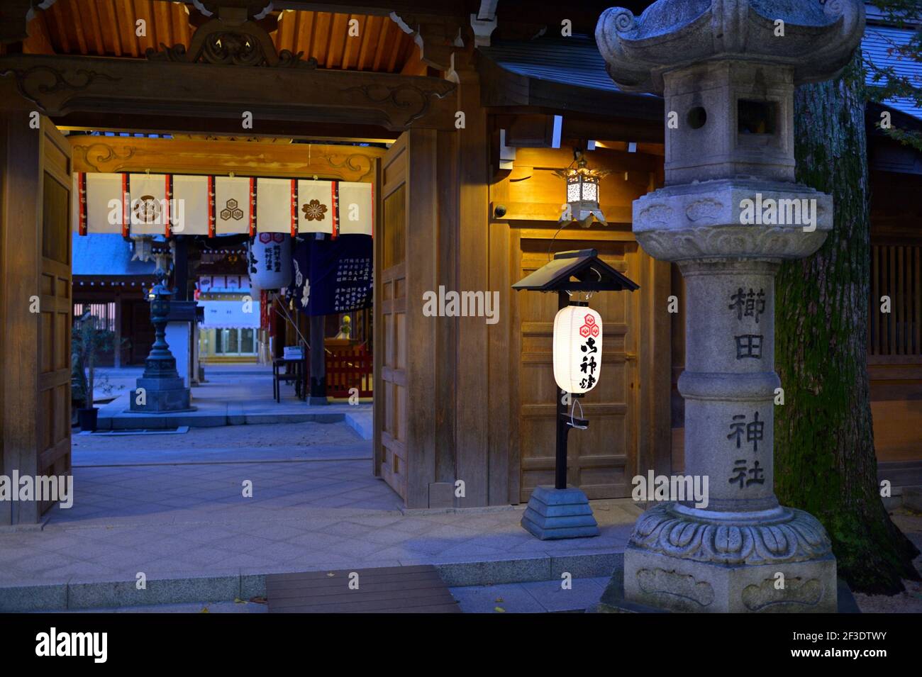 The beautiful Kushida Jinja (Shinto shrine) is the headquarter for the ...