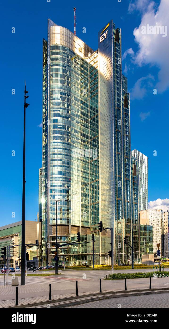 Warsaw, Poland - May 22, 2020: Rondo 1 - Rondo One - office skyscraper ...