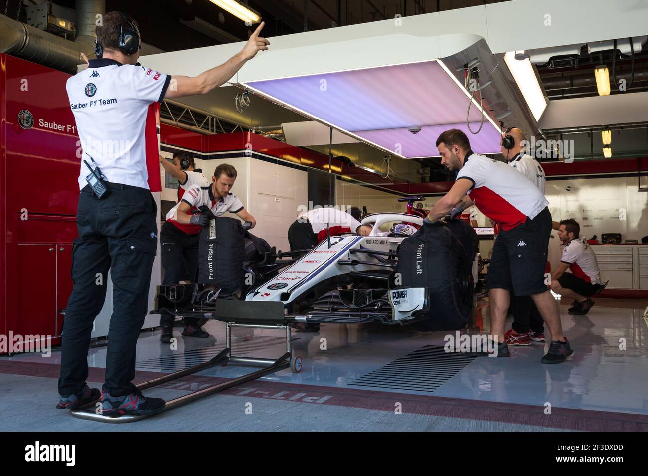 07 RAIKKONEN Kimi (fin), Alfa Romeo Sauber F1 Team C37, action during ...