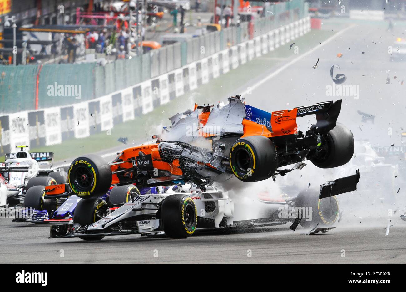ALONSO Fernando (spa), McLaren Renault MCL33, LECLERC Charles (mco ...