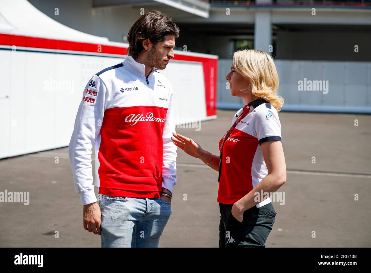 GIOVINAZZI Antonio (ita), Alfa Romeo Sauber F1 Team C37, BUSCOMBE Ruth ...