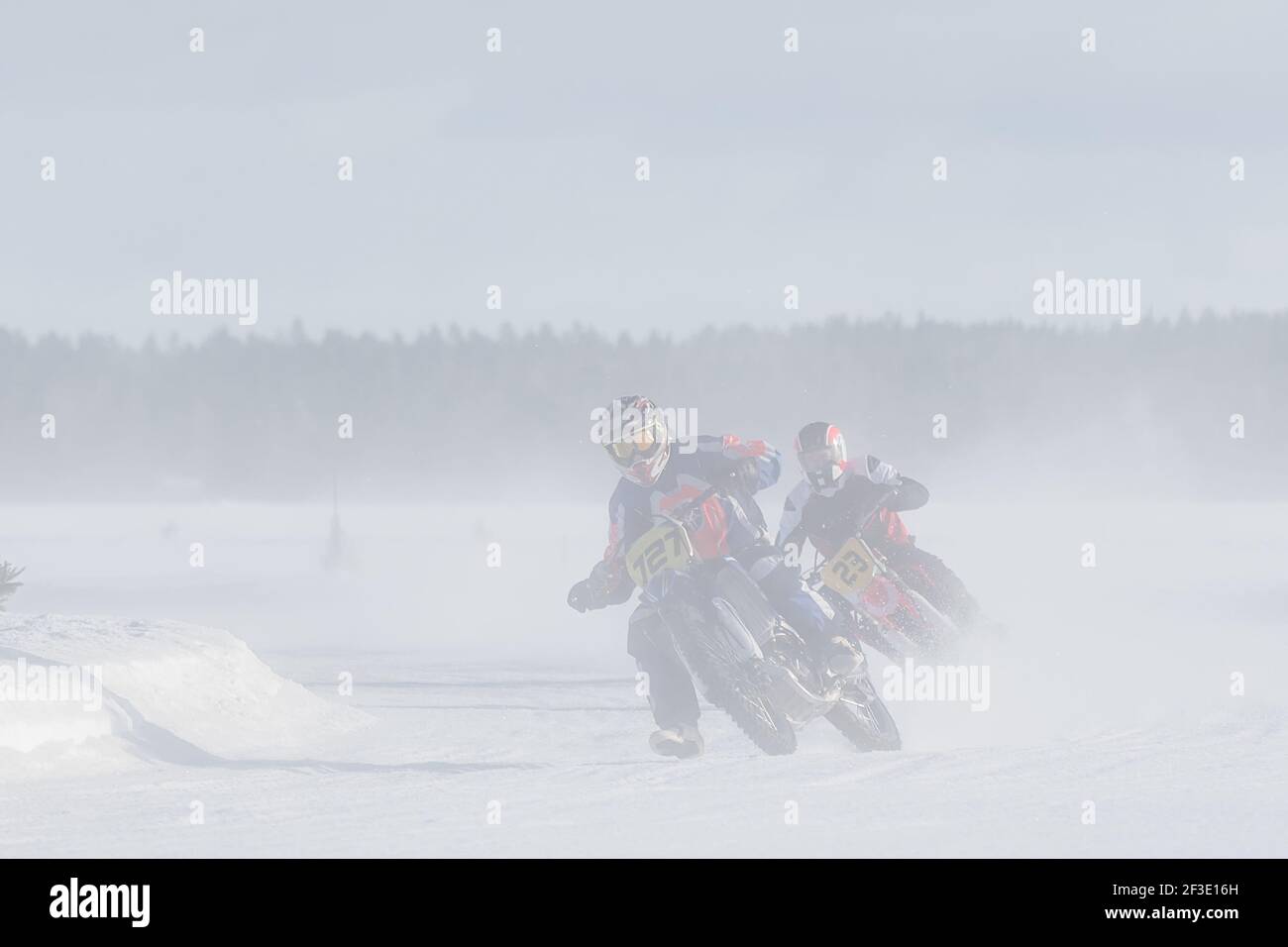 Motorcycle racing on ice hi-res stock photography and images - Alamy