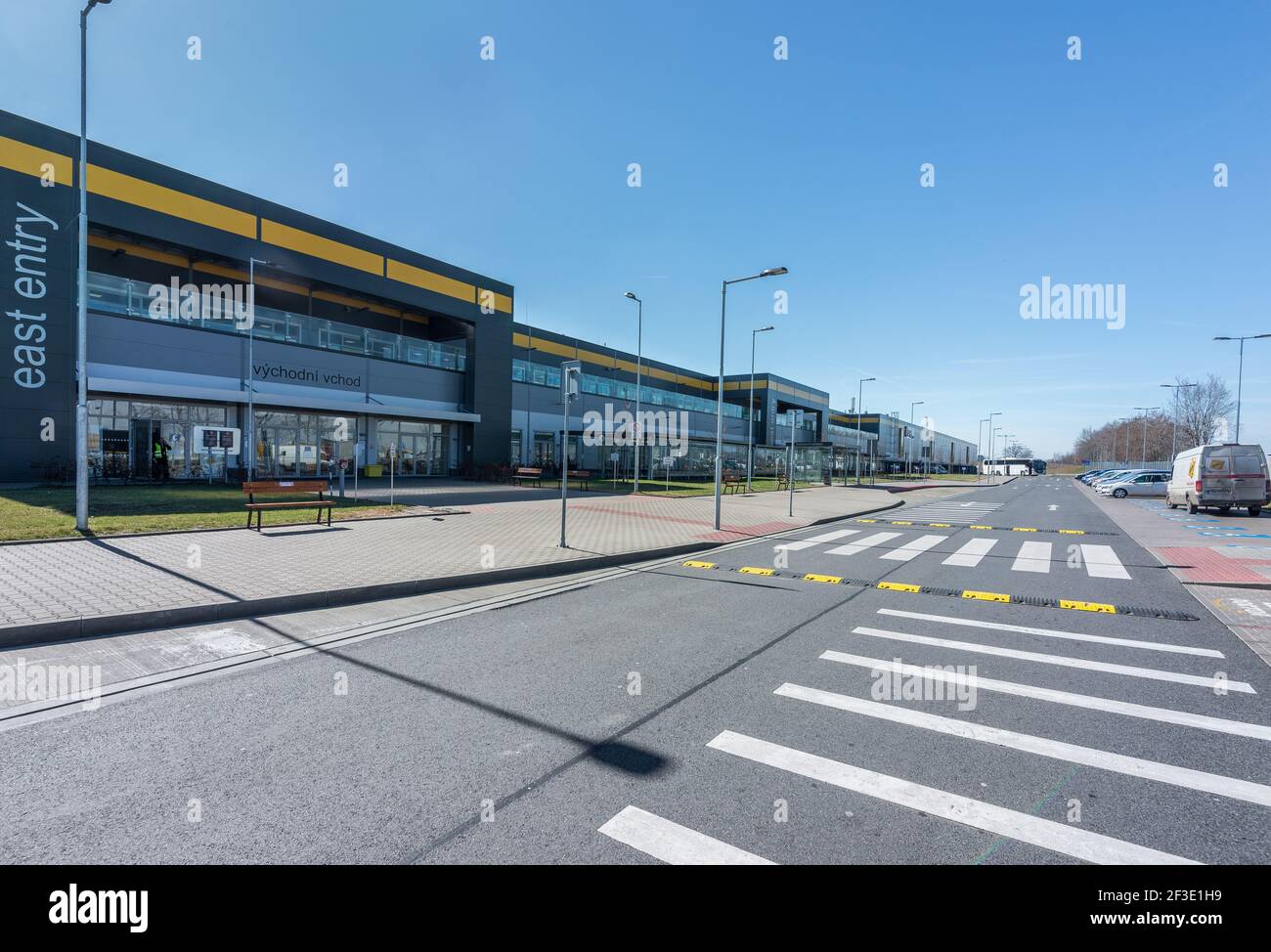 Beautiful Aerial view of an Amazon logistics / distribution warehouse ...