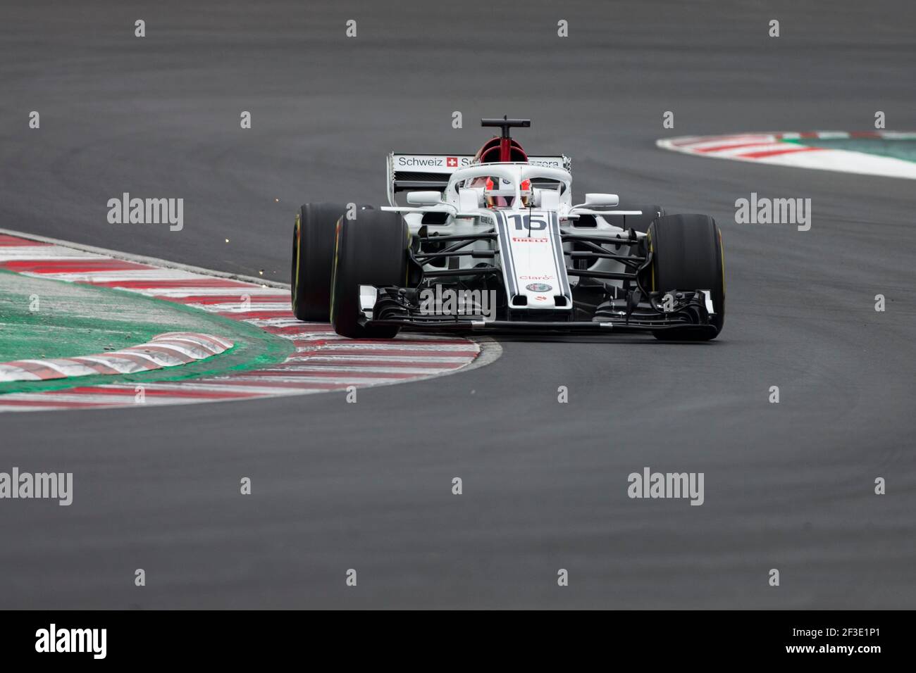 16 Leclerc Charles Mco Alfa Romeo Sauber F1 Team C37 Action During