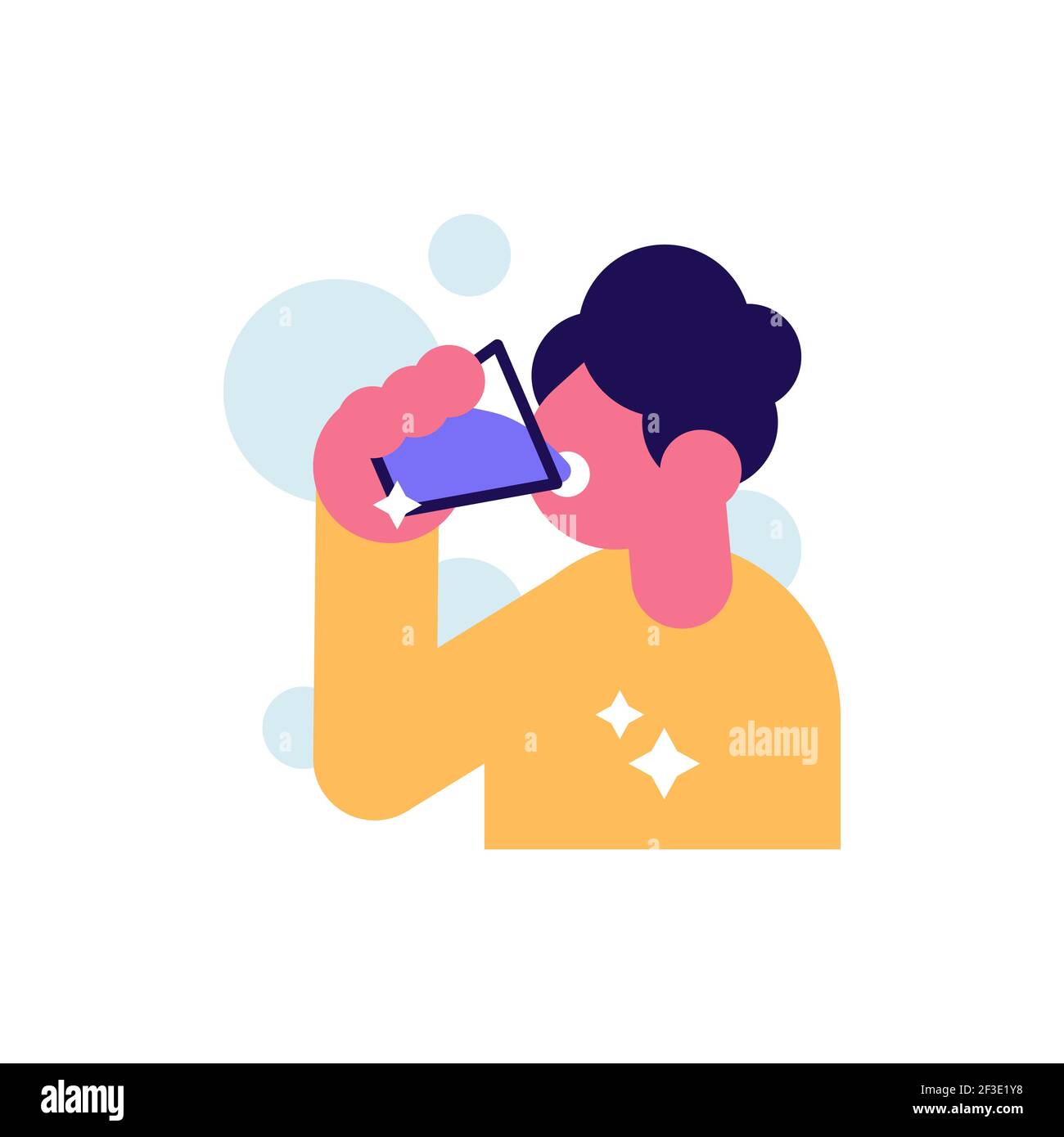 Water from mouth Cut Out Stock Images & Pictures - Alamy