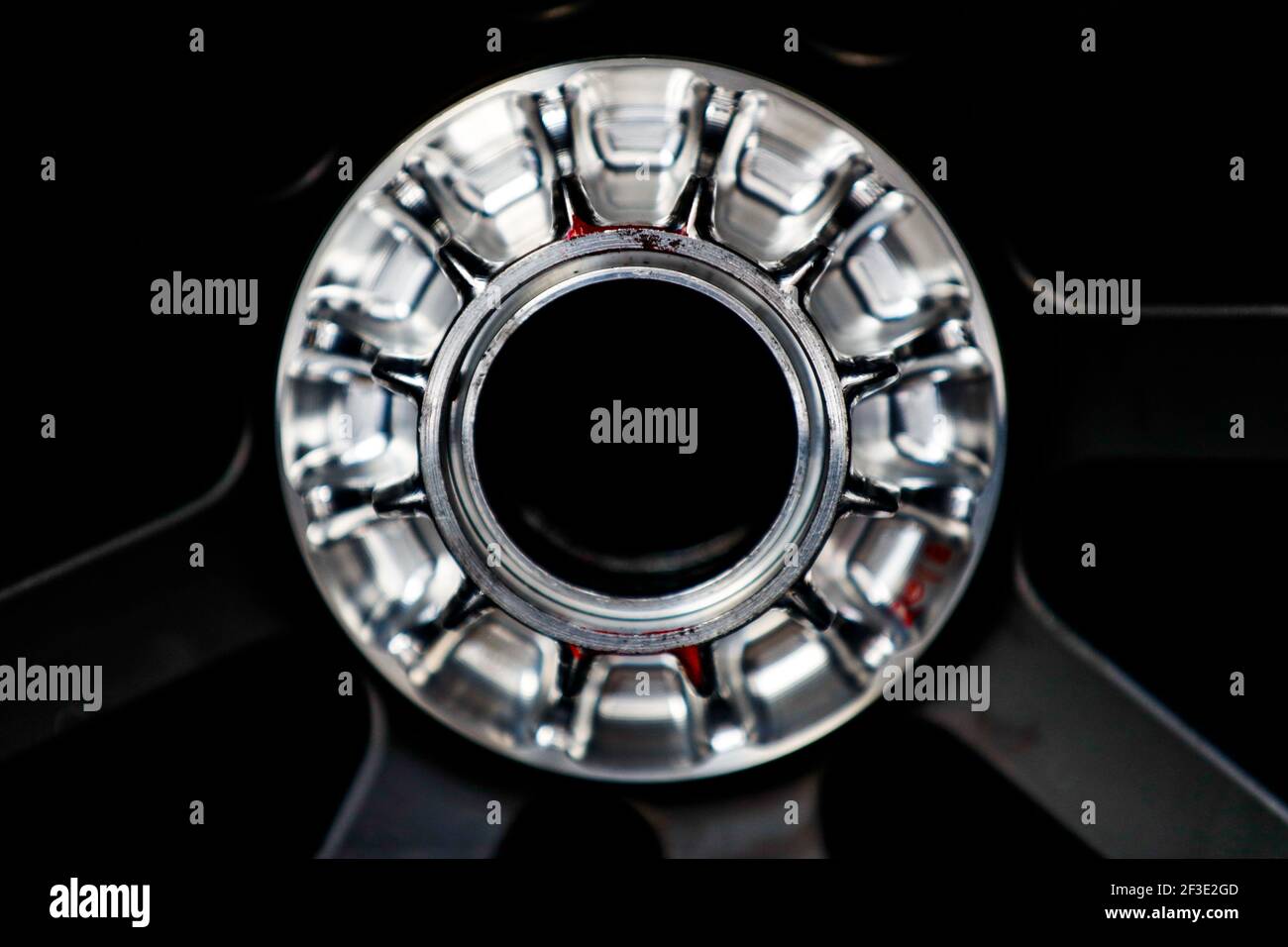 Wheel nut details during Formula 1 winter tests 2018 at Barcelona ...