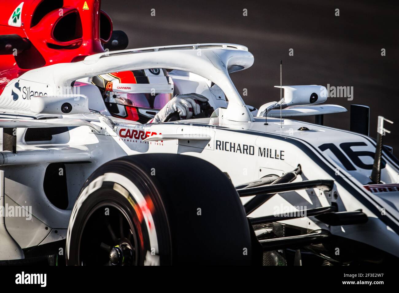 16 Leclerc Charles Mco Alfa Romeo Sauber F1 Team C37 Action During