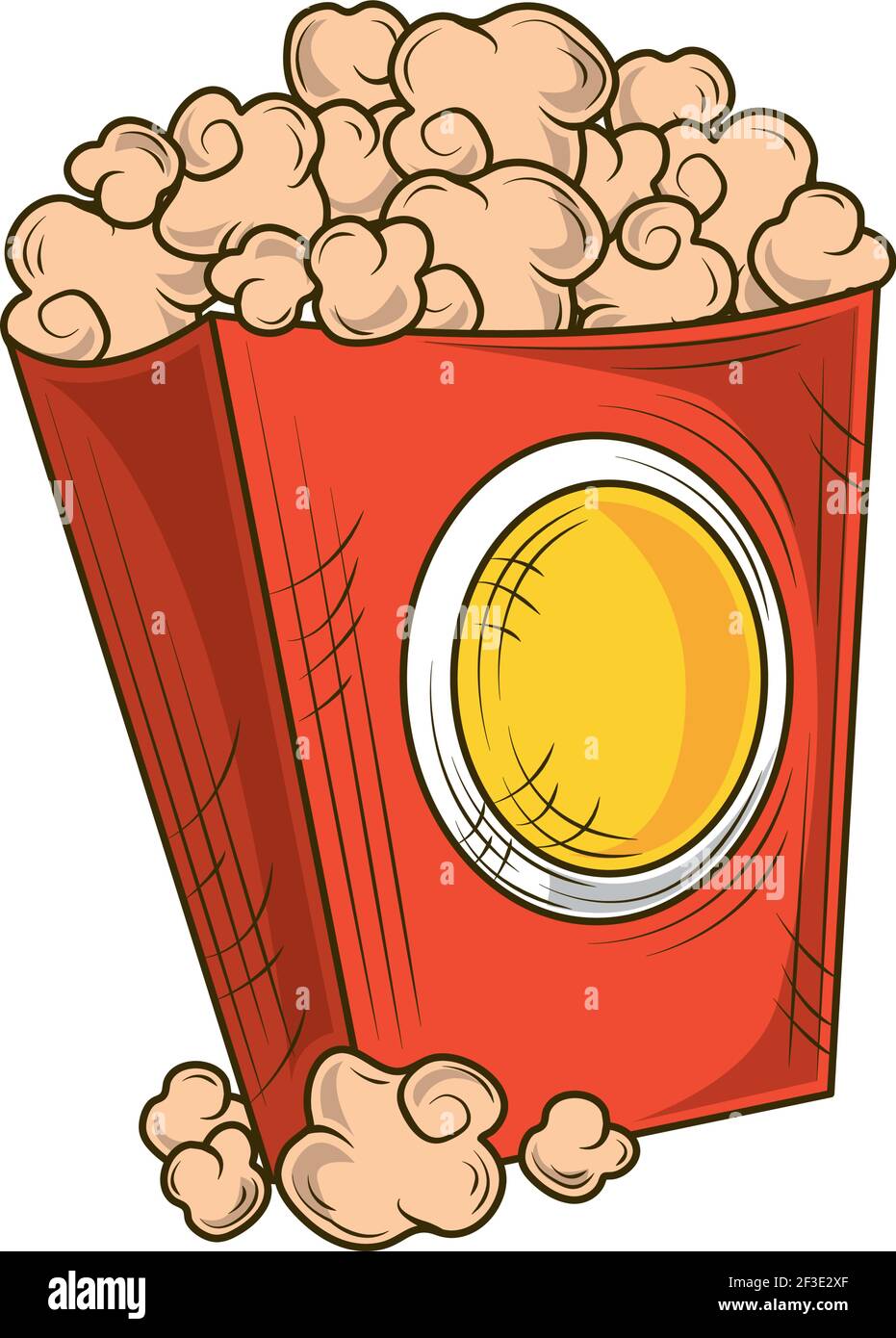 pop corn food snack isolated Stock Vector Image & Art - Alamy