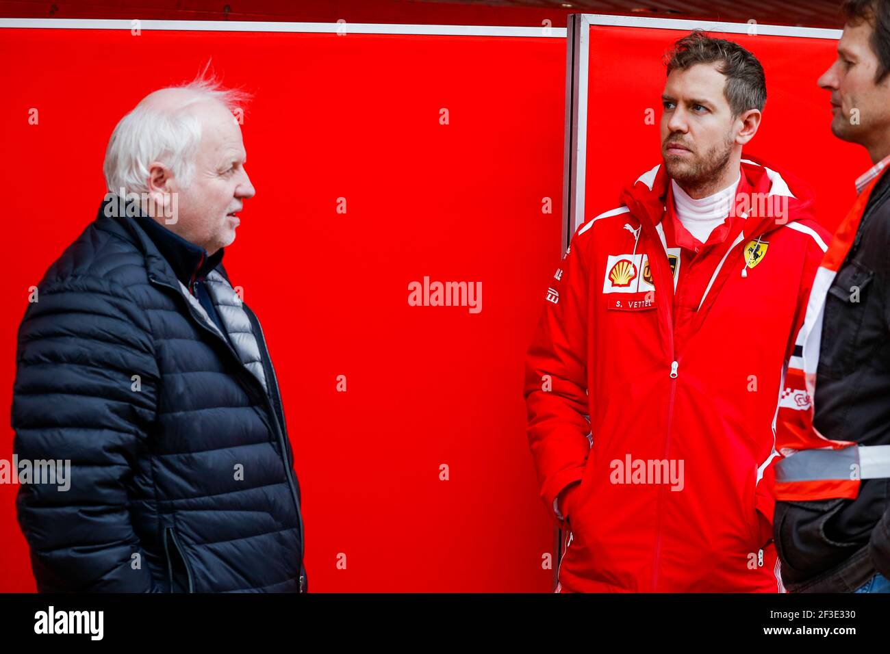 VETTEL Sebastian (ger), Scuderia Ferrari SF71H, with his father Norbert ...