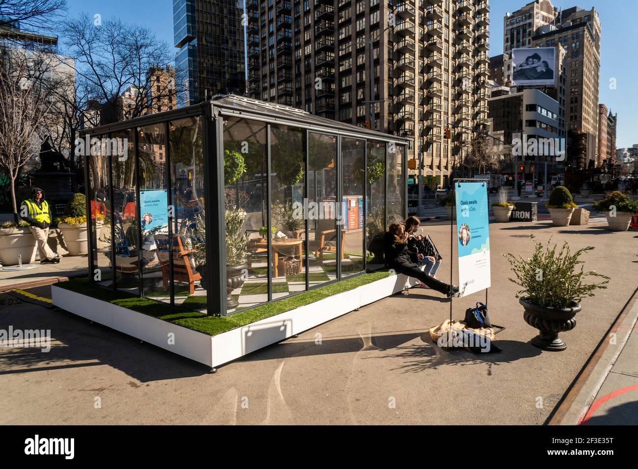 A brand activation promoting the Oasis gazebo, designed by Nate Berkus ...