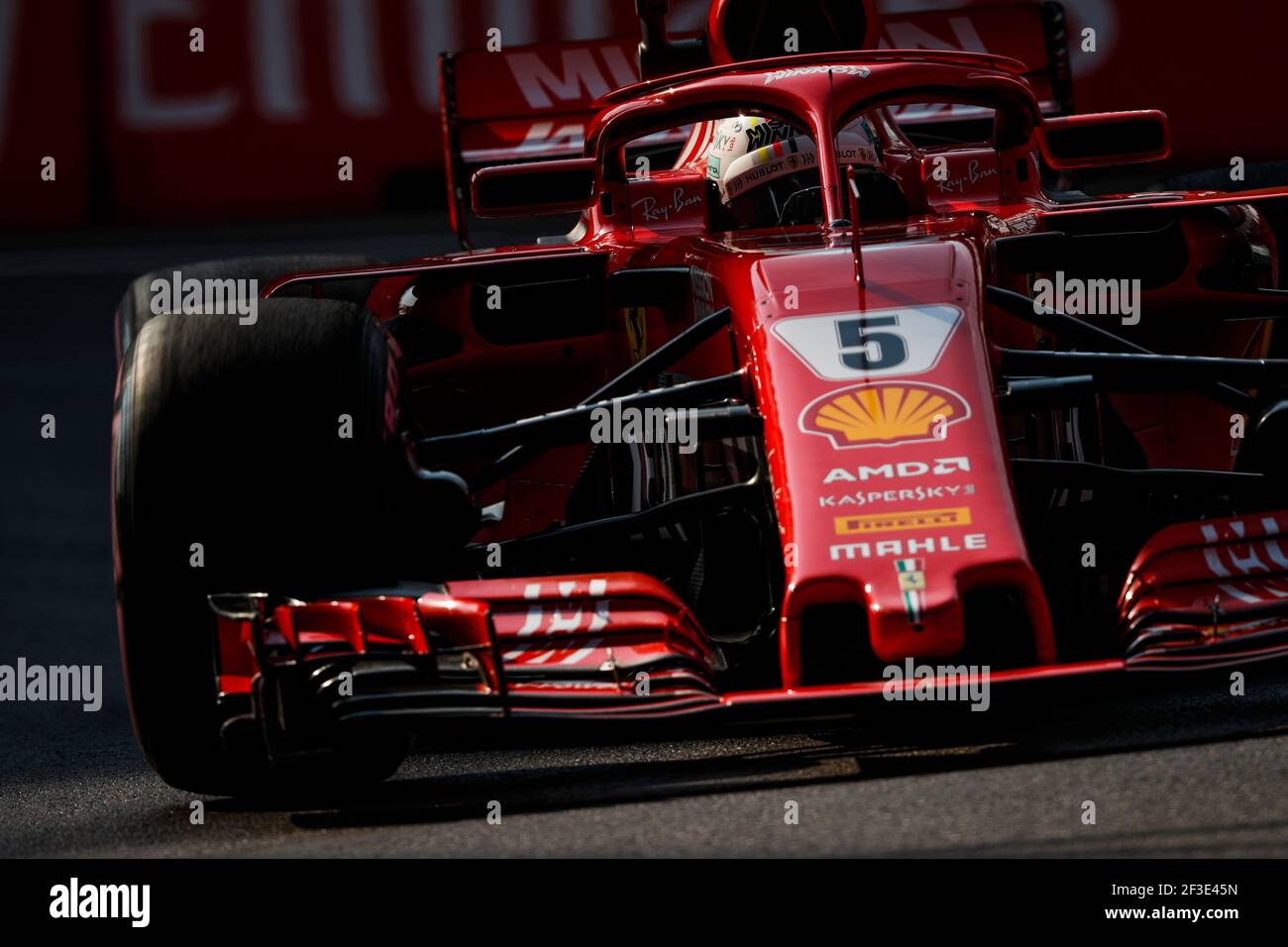 05 VETTEL Sebastian (ger), Scuderia Ferrari SF71H, action during the ...