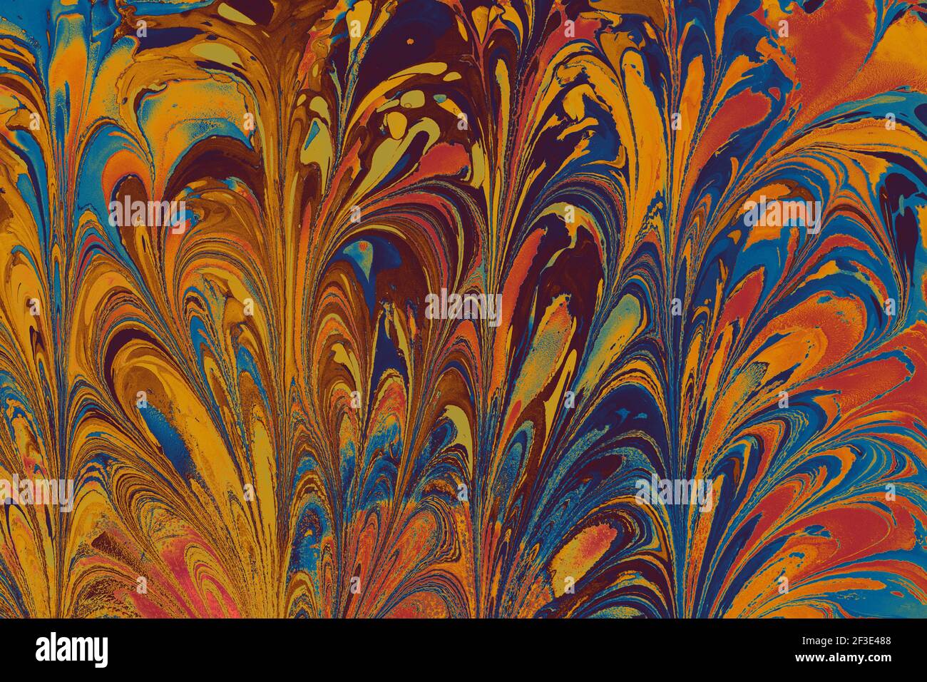 Fluid art marbling paint textured background. Unique art illustration ...