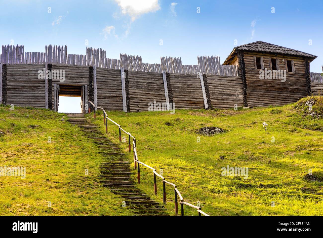 Old rock wall near stairs hi-res stock photography and images - Alamy