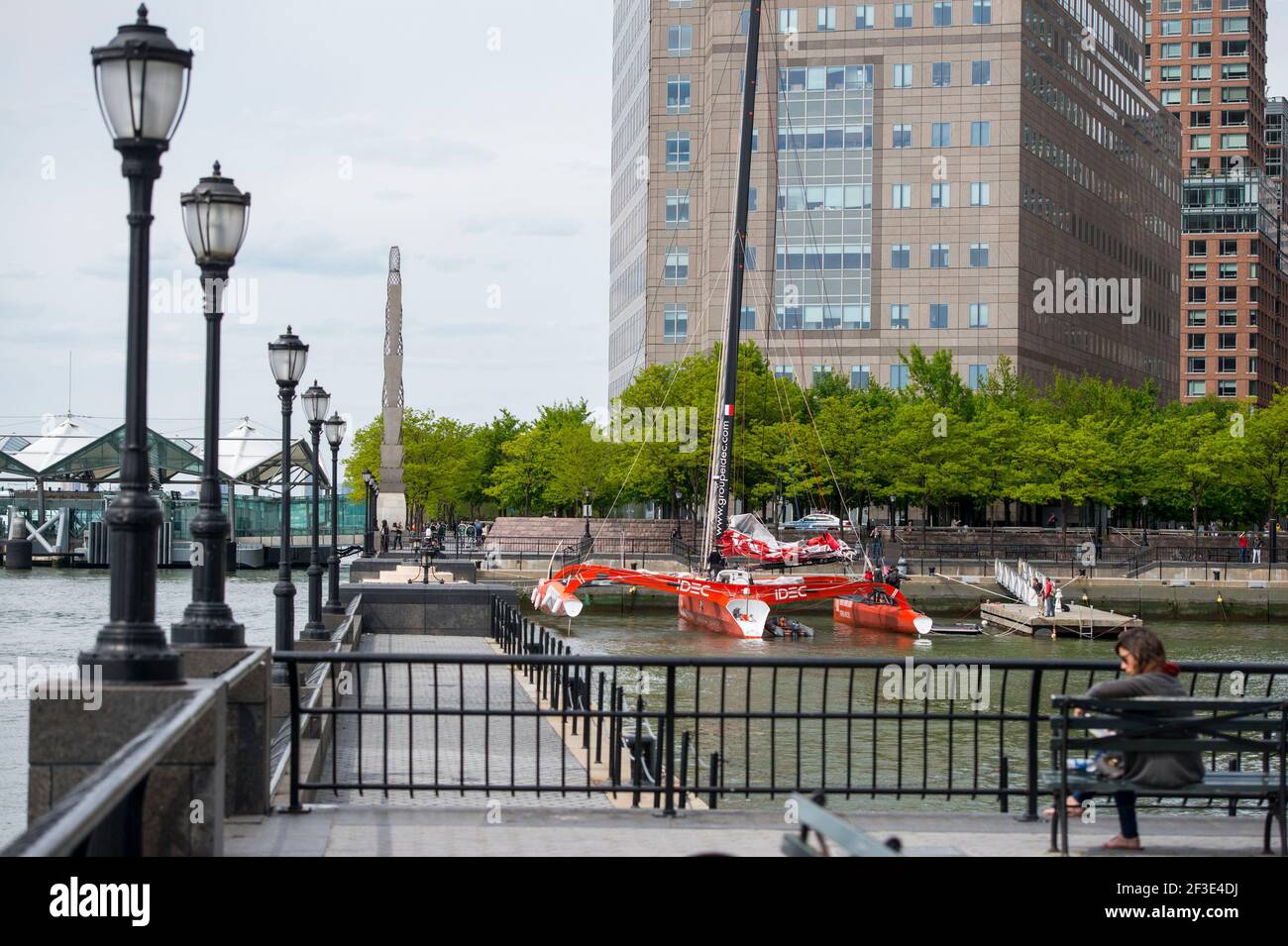 SAILING - IDEC MAXI TRIMARAN IN NEW YORK CITY - NYC (USA) - 14/05/2013 ...