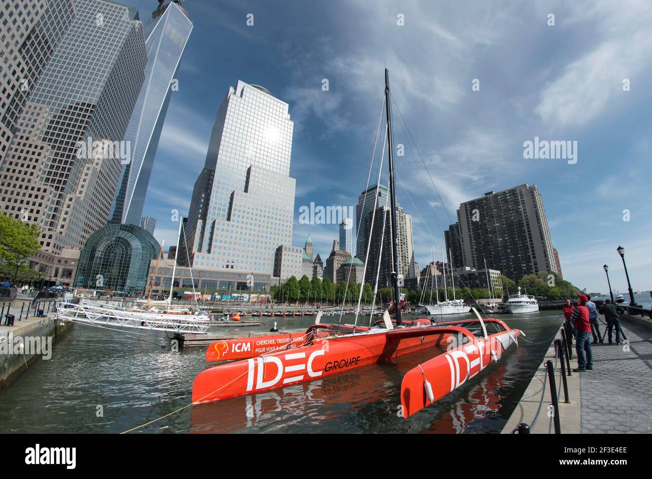 SAILING - IDEC MAXI TRIMARAN IN NEW YORK CITY - NYC (USA) - 14/05/2013 ...