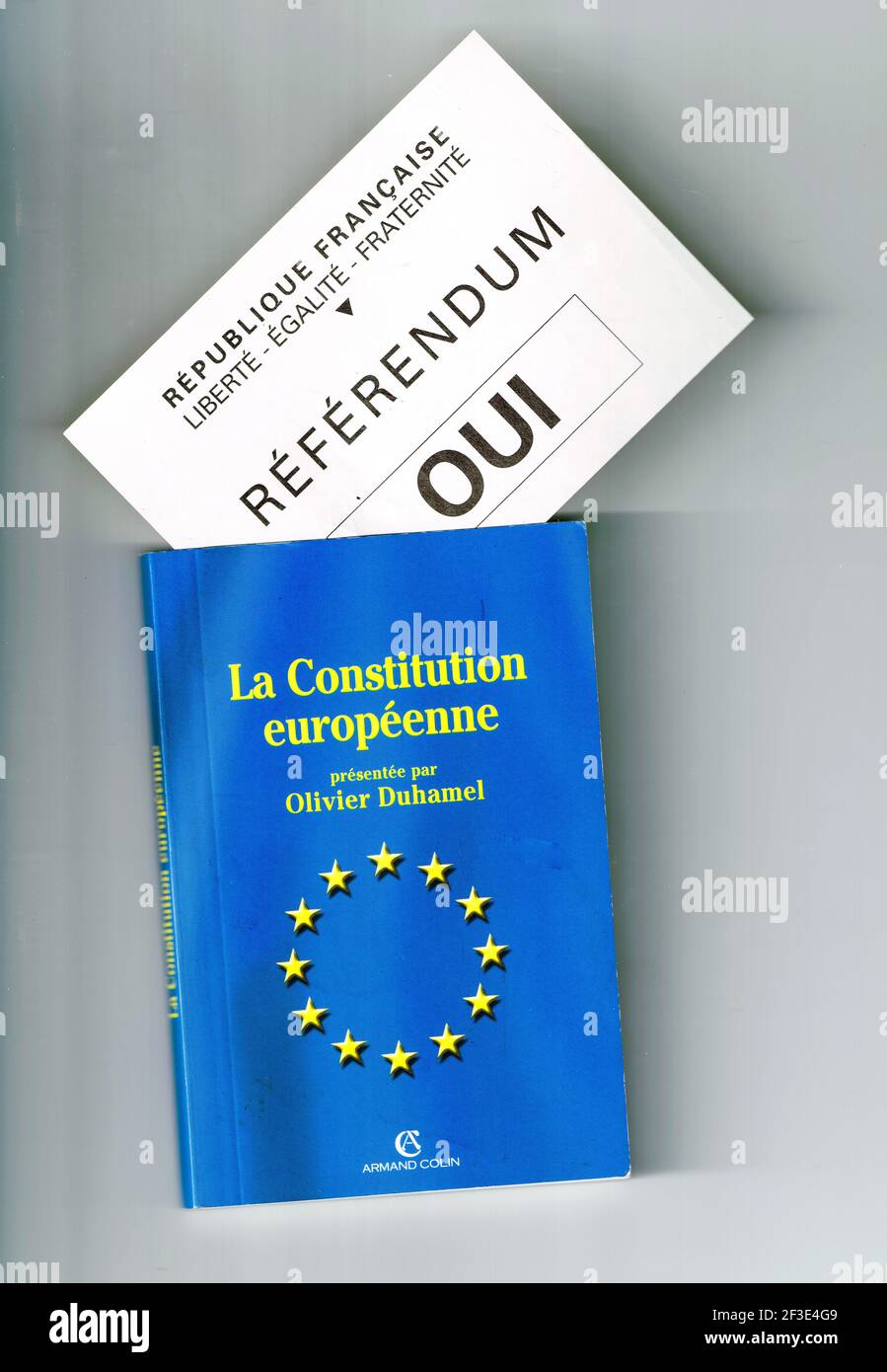 European Constitution project and ballot, France Stock Photo - Alamy