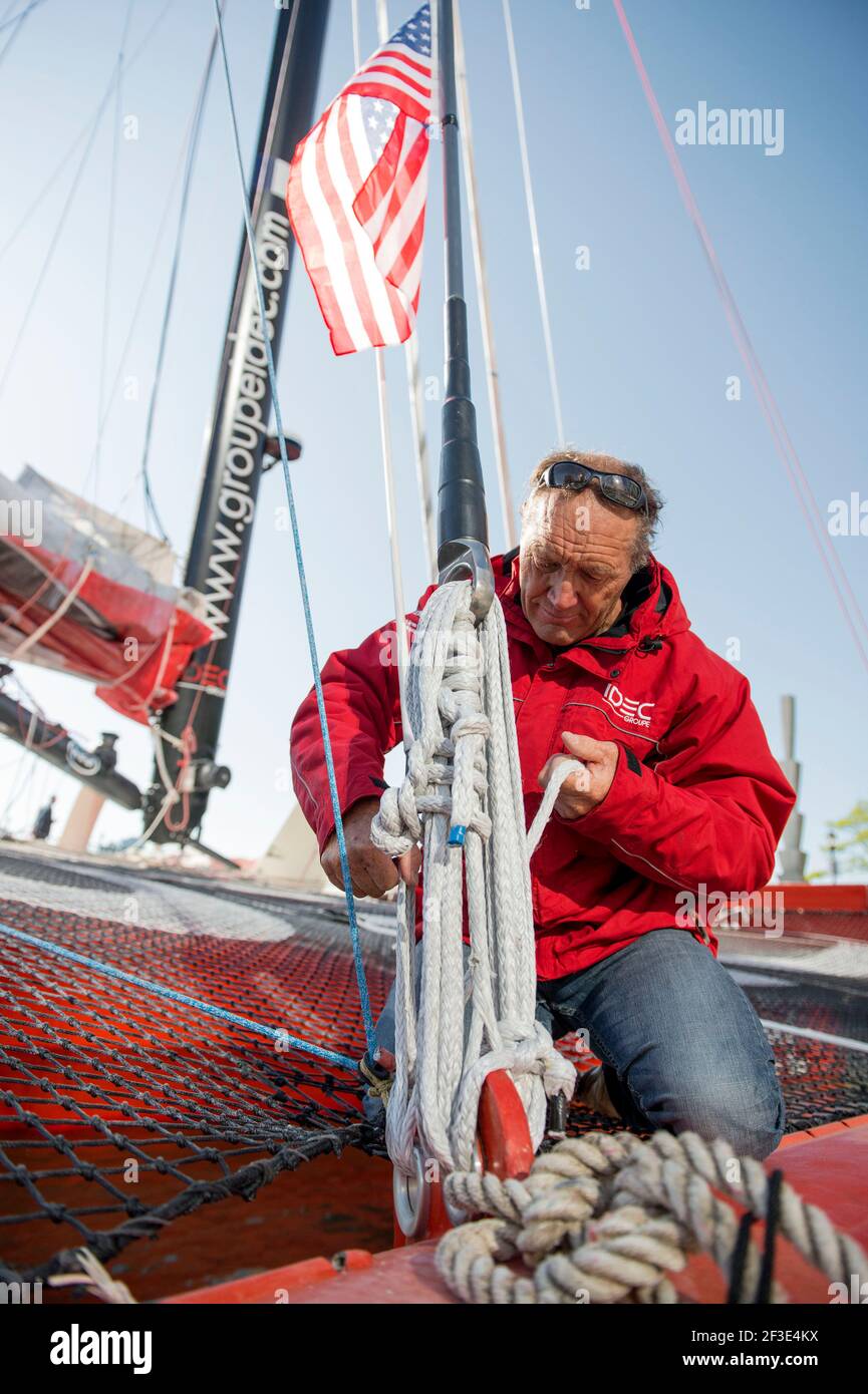 SAILING - IDEC MAXI TRIMARAN IN NEW YORK CITY - NYC (USA) - 14/05/2013 ...