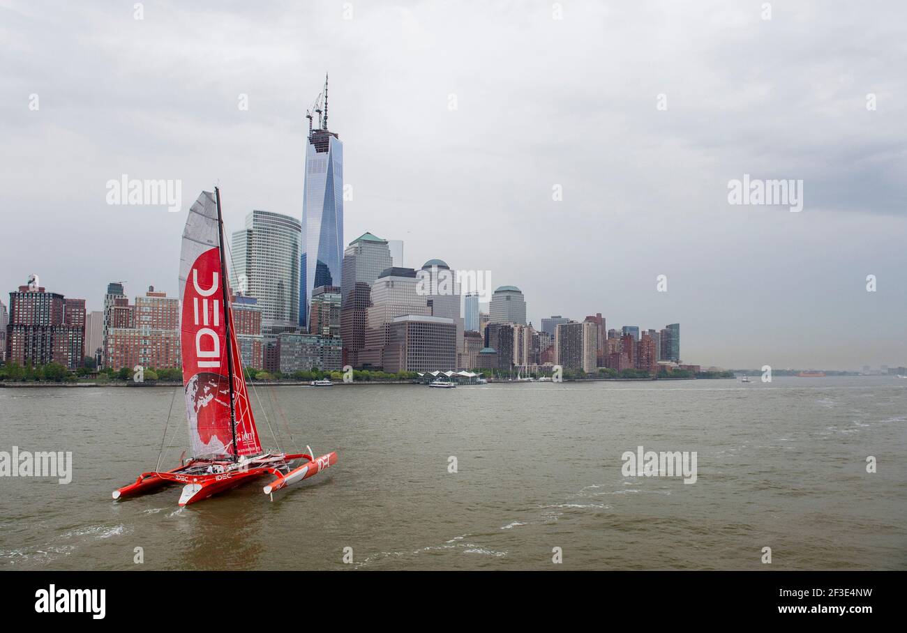 SAILING - IDEC MAXI TRIMARAN IN NEW YORK CITY - NYC (USA) - 14/05/2013 ...