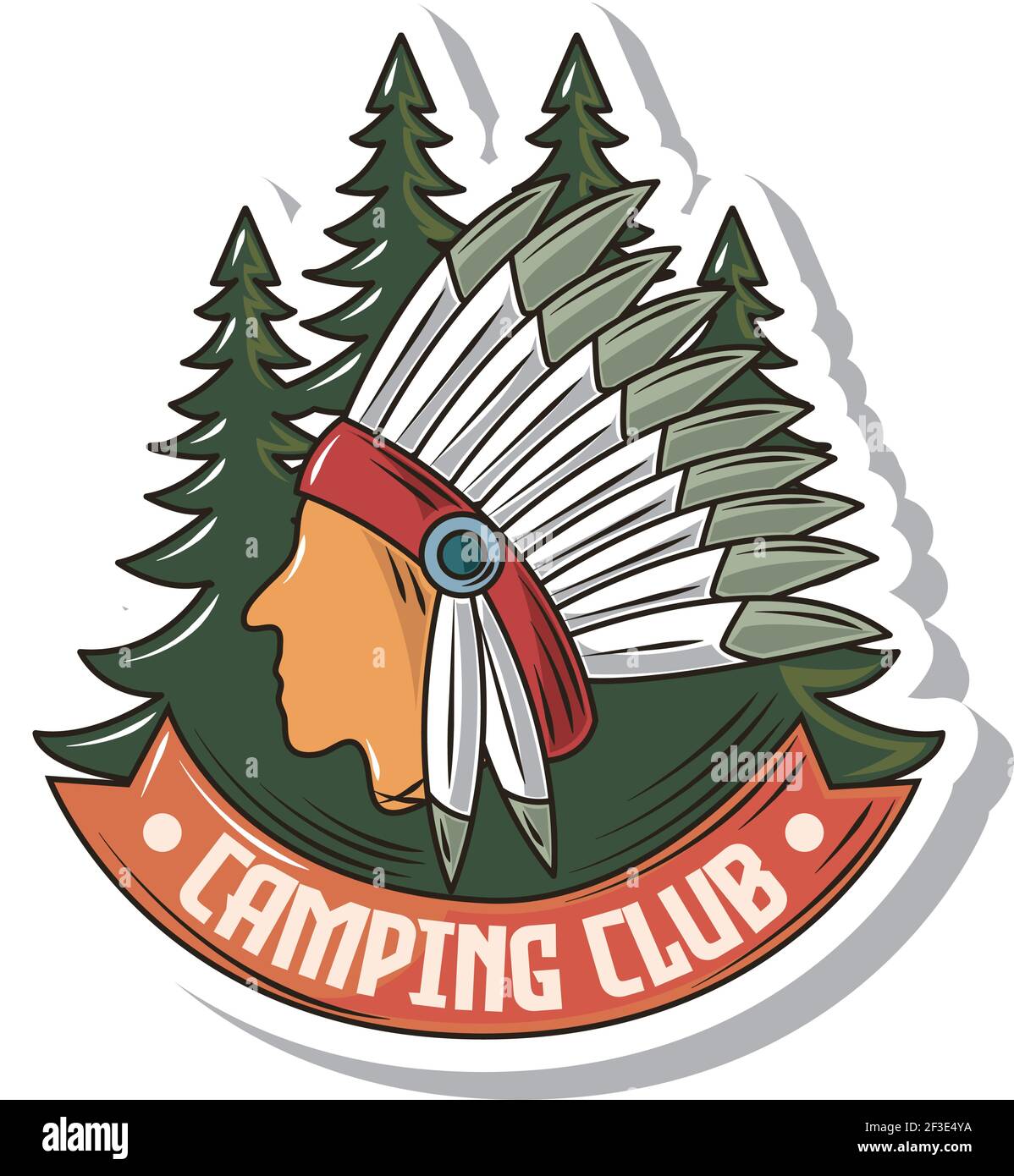 Indian forest adventure Stock Vector Images - Alamy