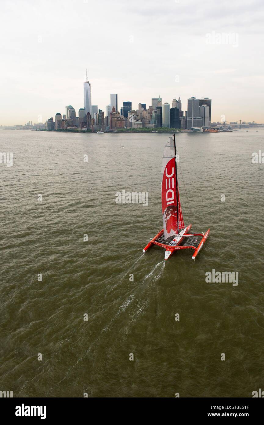 SAILING - IDEC MAXI TRIMARAN IN NEW YORK CITY - NYC (USA) - 14/05/2013 ...