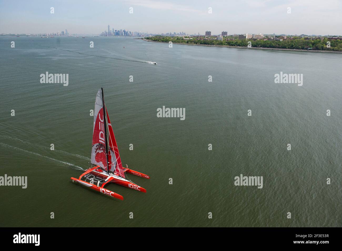 SAILING - IDEC MAXI TRIMARAN IN NEW YORK CITY - NYC (USA) - 14/05/2013 ...