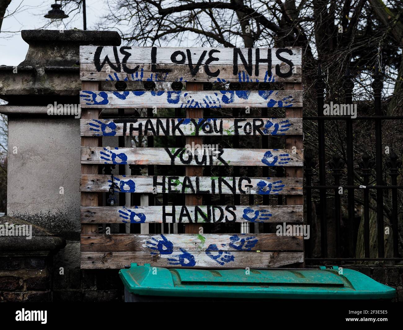 We Love NHS Stock Photo - Alamy